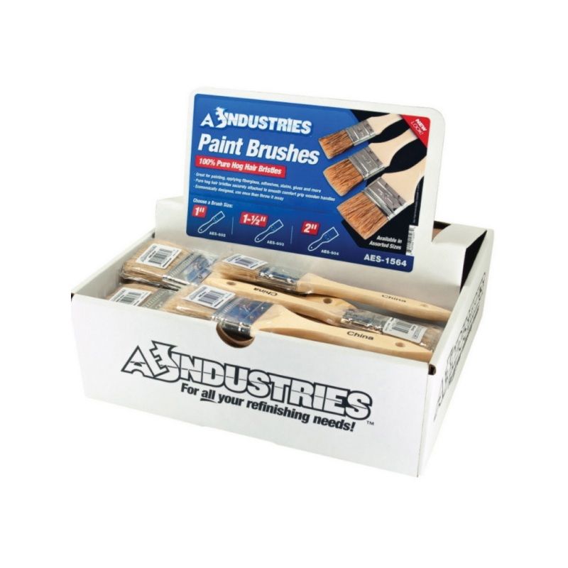 AES Industries™ 1564 36-Piece Paint Brush Set – Auto Premium Supply